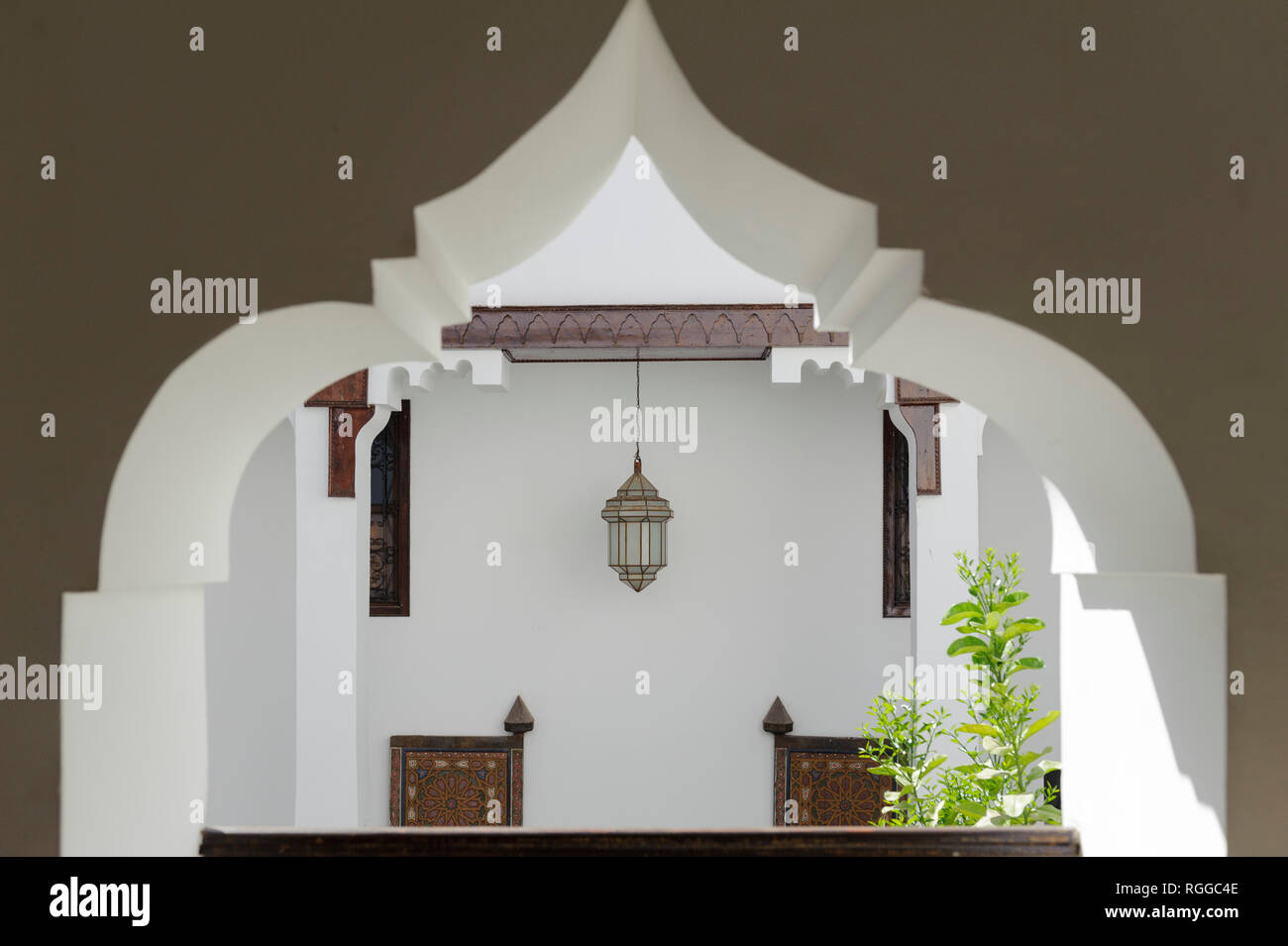 05-03-15, Marrakech, Morocco. The Riad Porte Royale. View from the ...