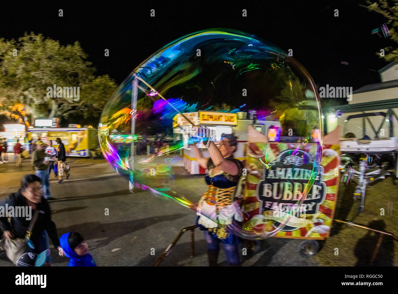 Night at the Manatee County Fair at the Manatee County Fairgrounds in ...