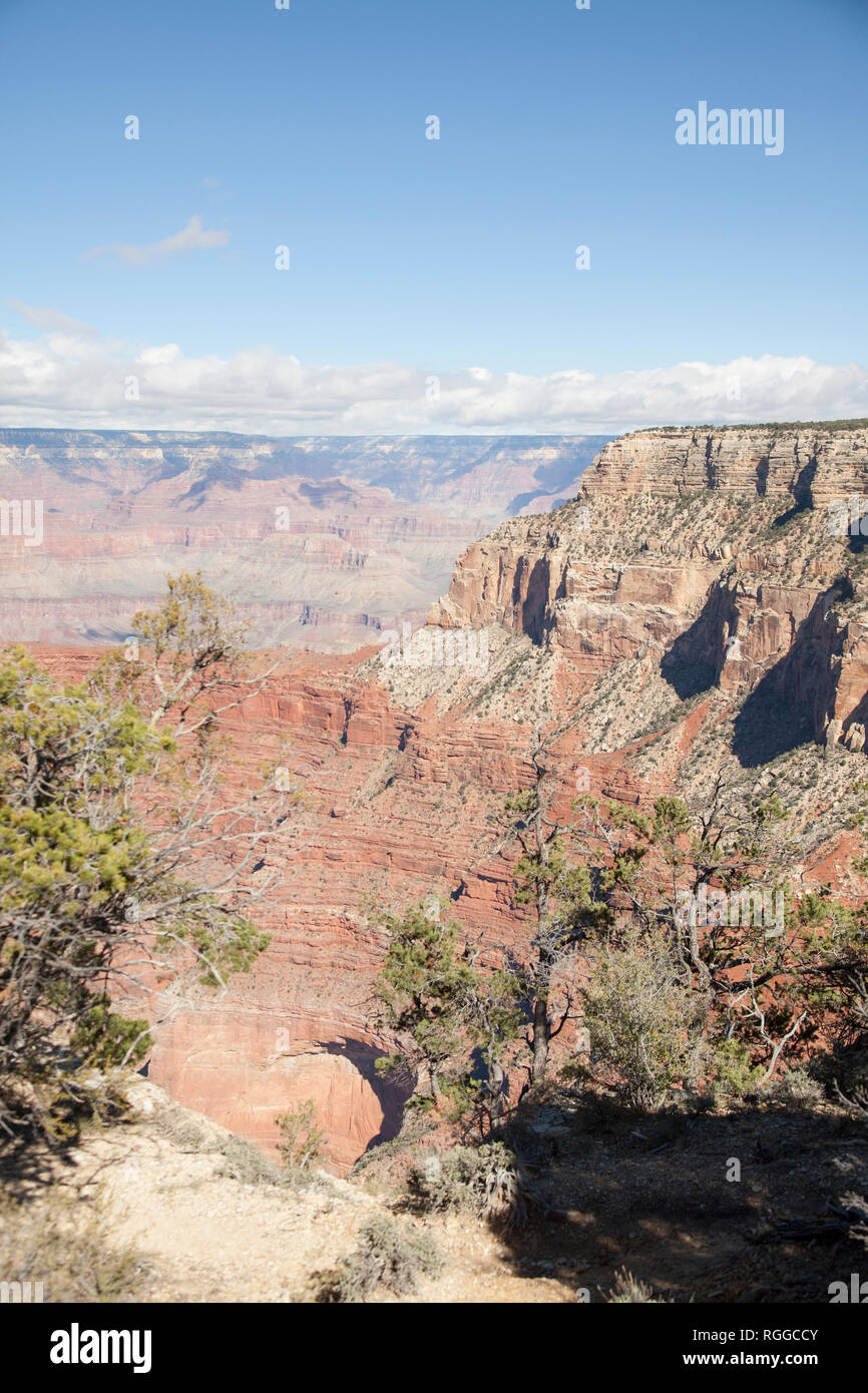 view of the Grand Canyon from The Abyss lookout Stock Photo - Alamy