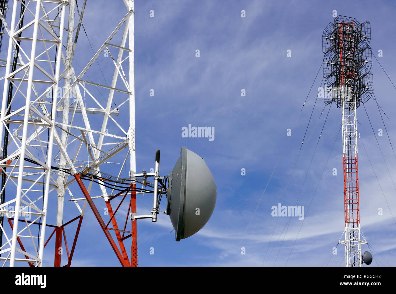 Communication towers antennas hi-res stock photography and images - Alamy