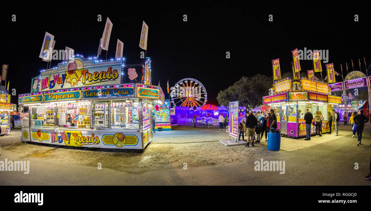 Night at the Manatee County Fair at the Manatee County Fairgrounds in ...