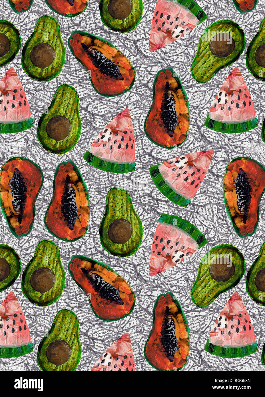 Collage pattern hi-res stock photography and images - Alamy