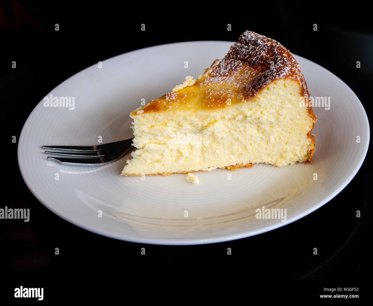 Polish baked cheesecake Stock Photo - Alamy