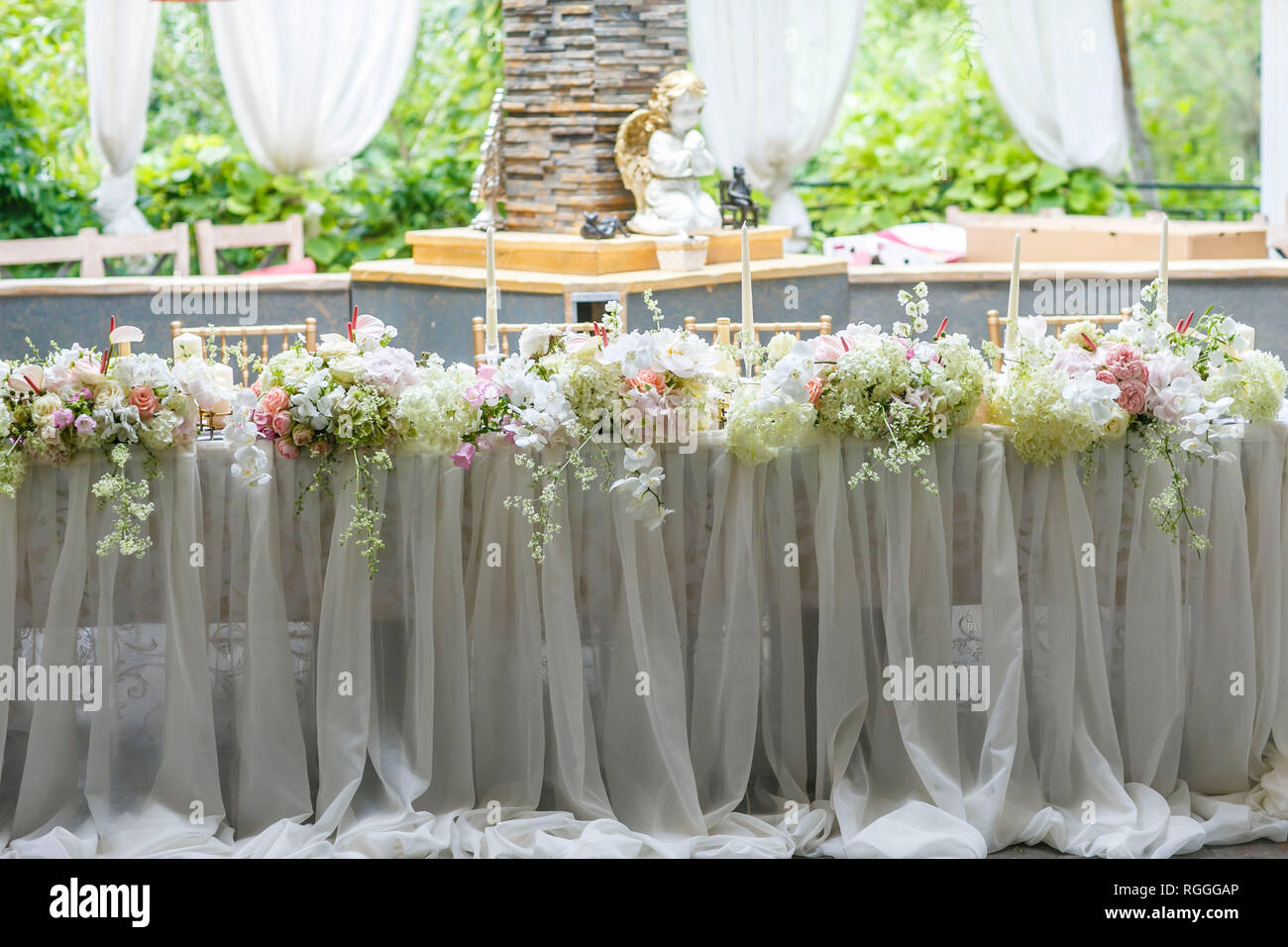 wedding set up Stock Photo - Alamy
