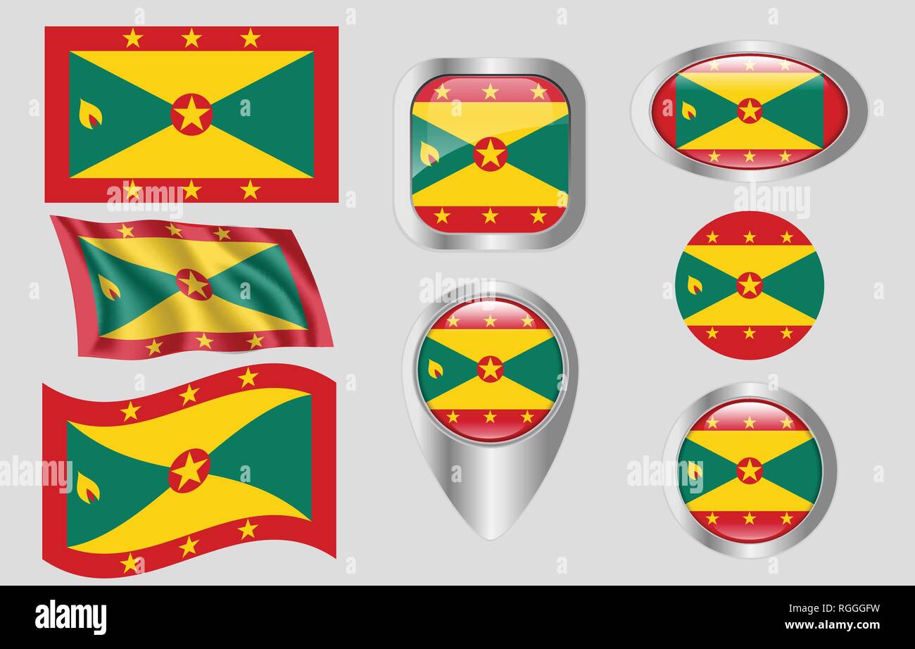 Flag of Grenada Stock Vector Image & Art - Alamy