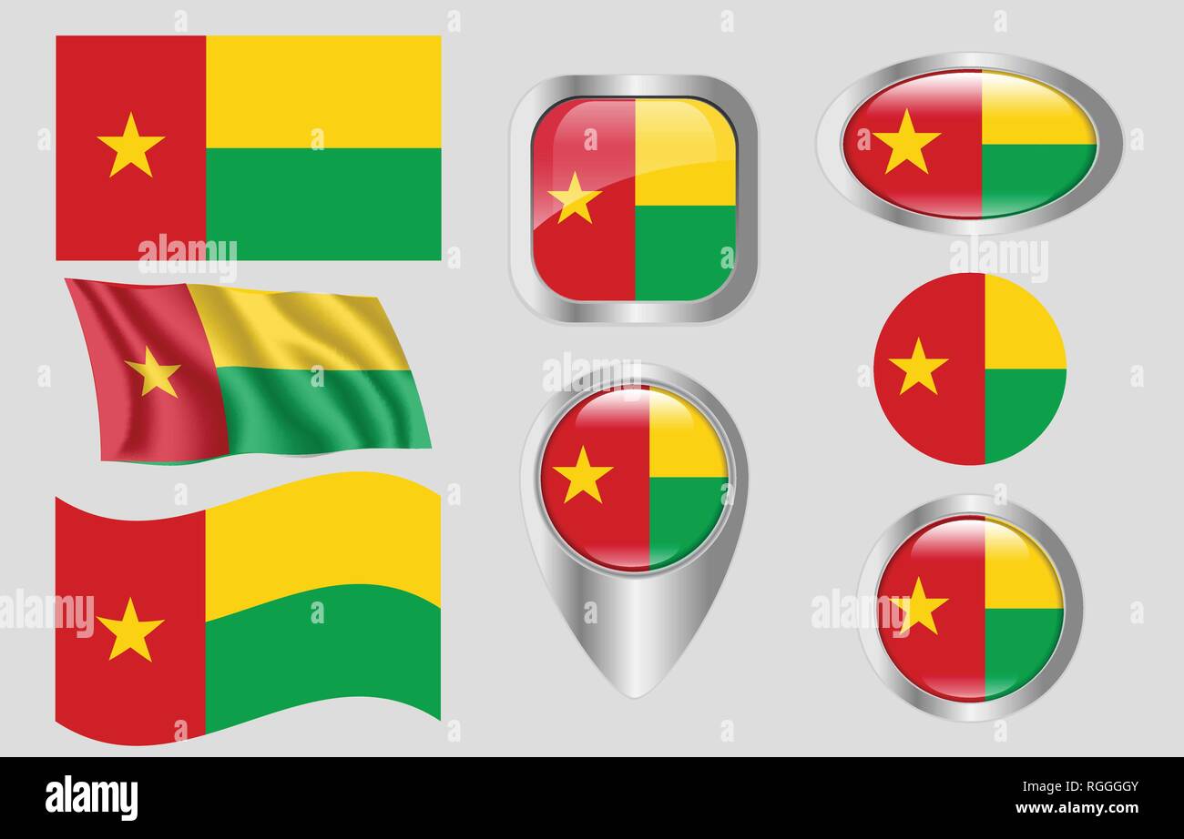 Flag of Guinea-Bissau Stock Vector Image & Art - Alamy