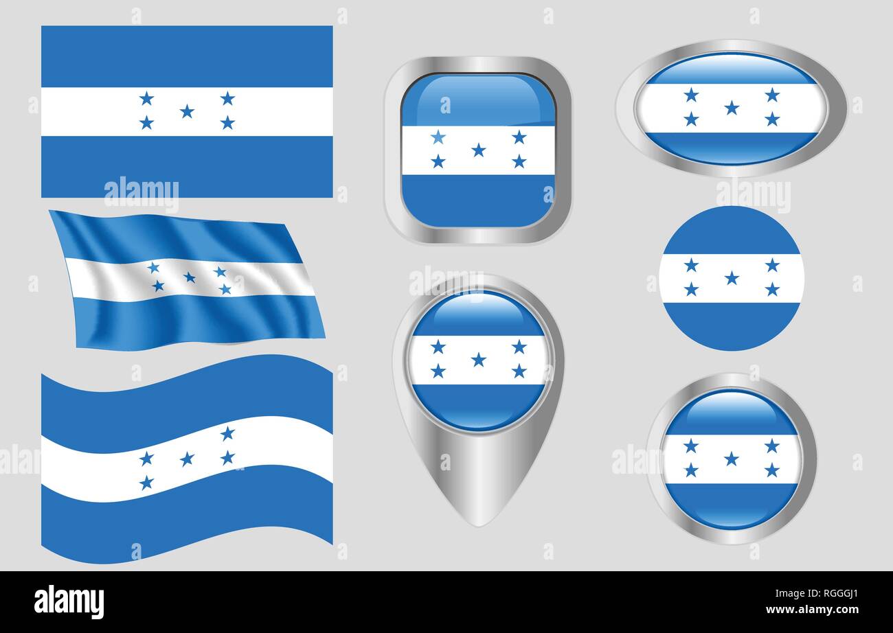 Flag of Honduras Stock Vector Image & Art - Alamy
