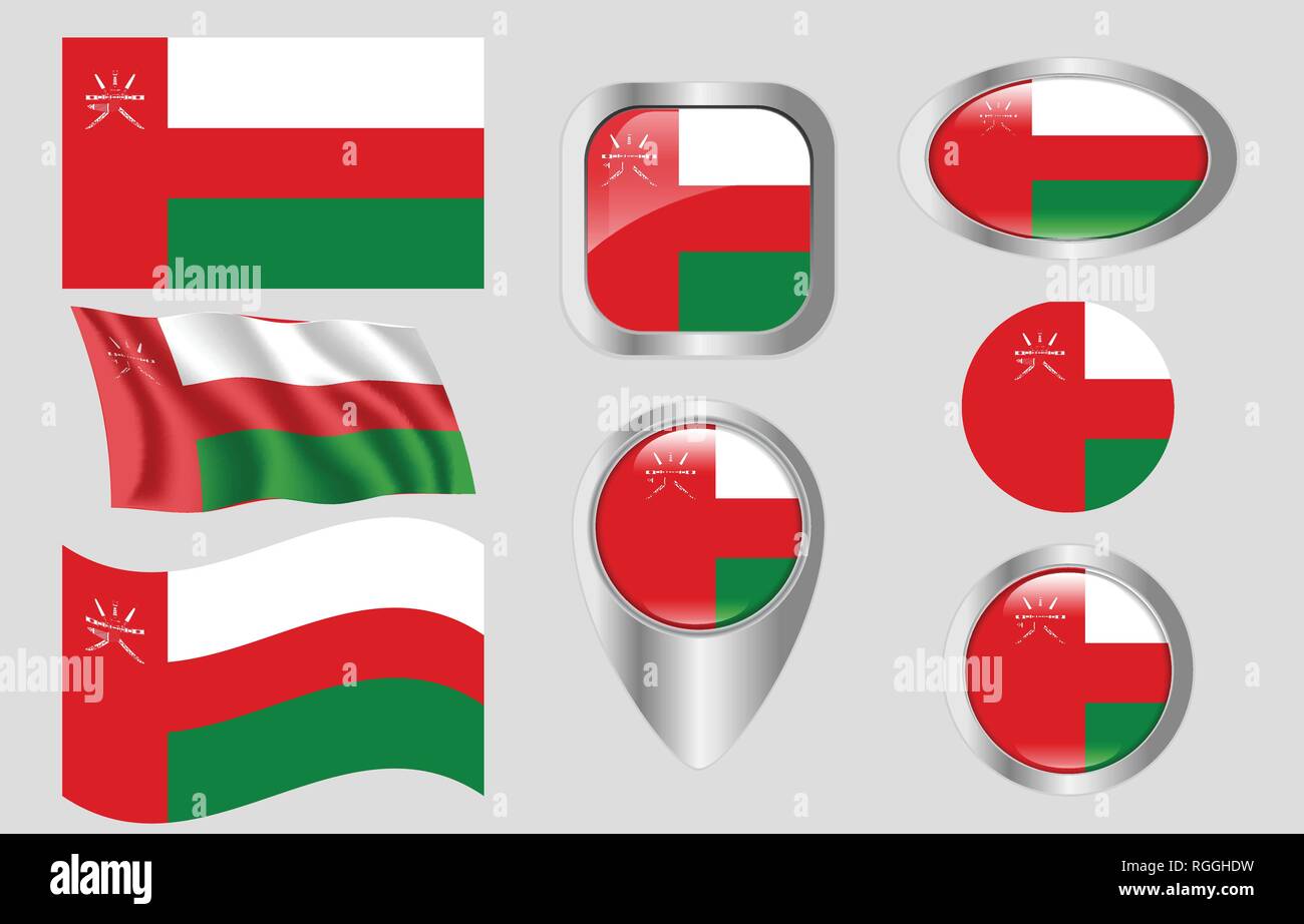Flag of Oman Stock Vector Image & Art - Alamy