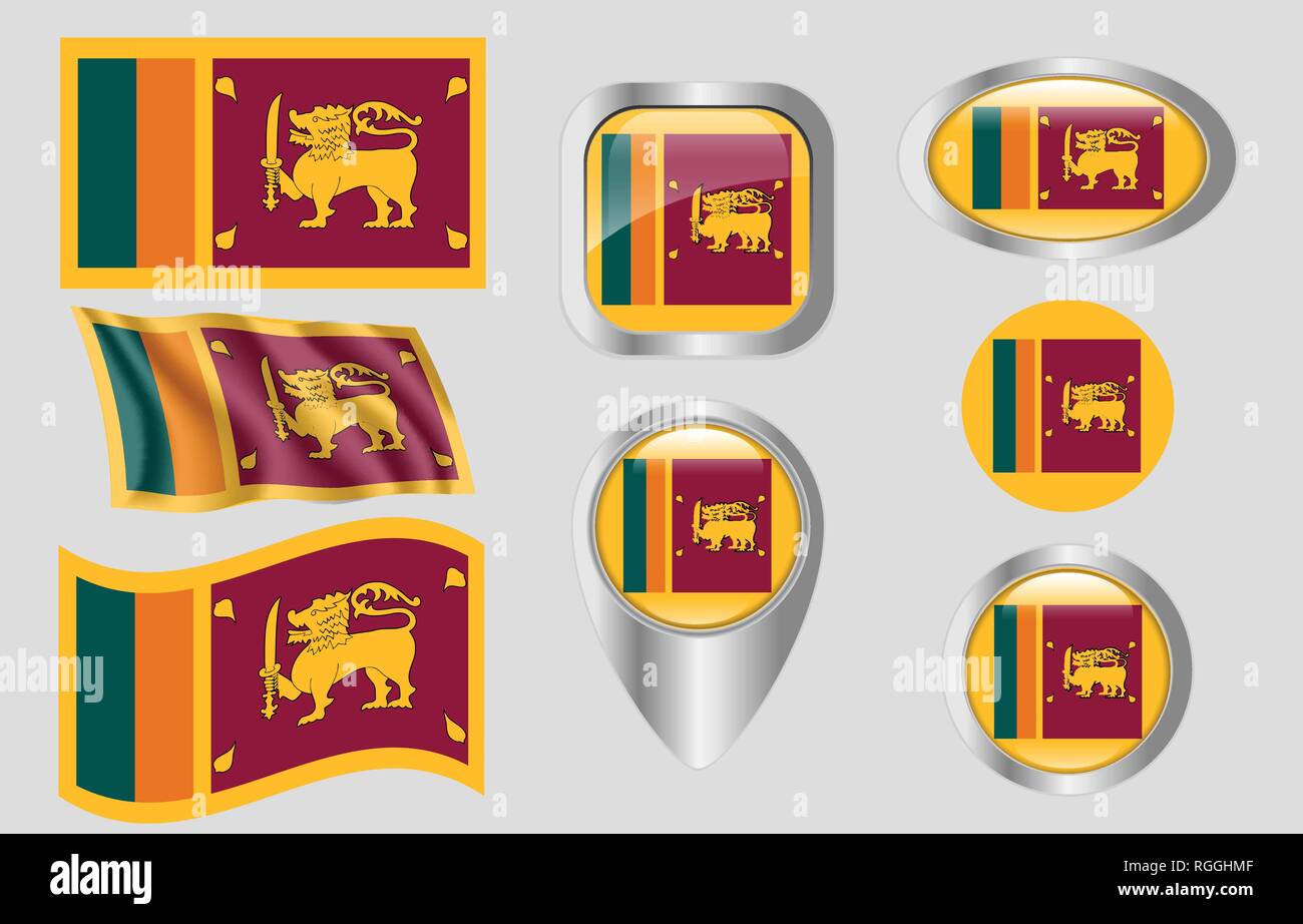 Sri lanka national pin hi-res stock photography and images - Alamy