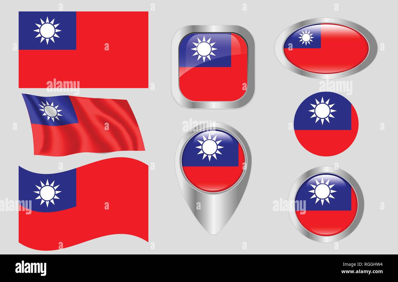 China round flag icon Stock Vector Images - Alamy