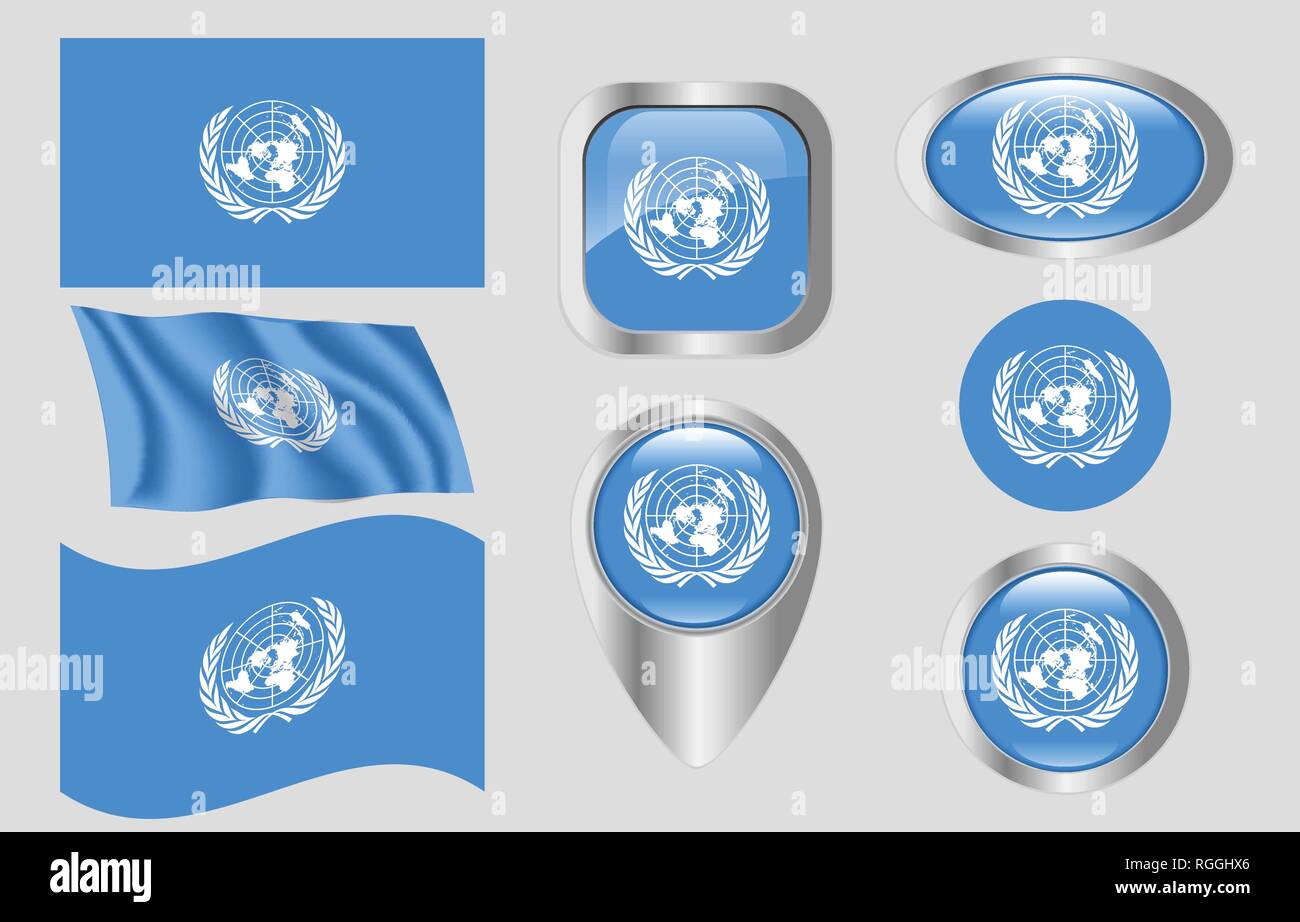 Flag of the United Nations Stock Vector Image & Art - Alamy