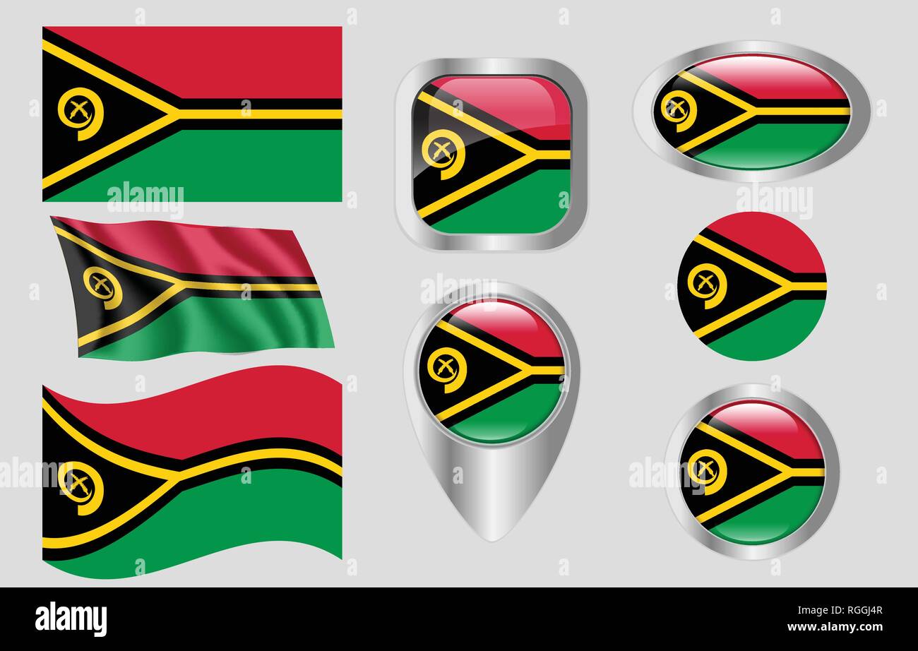 Flag of Vanuatu Stock Vector Image & Art - Alamy