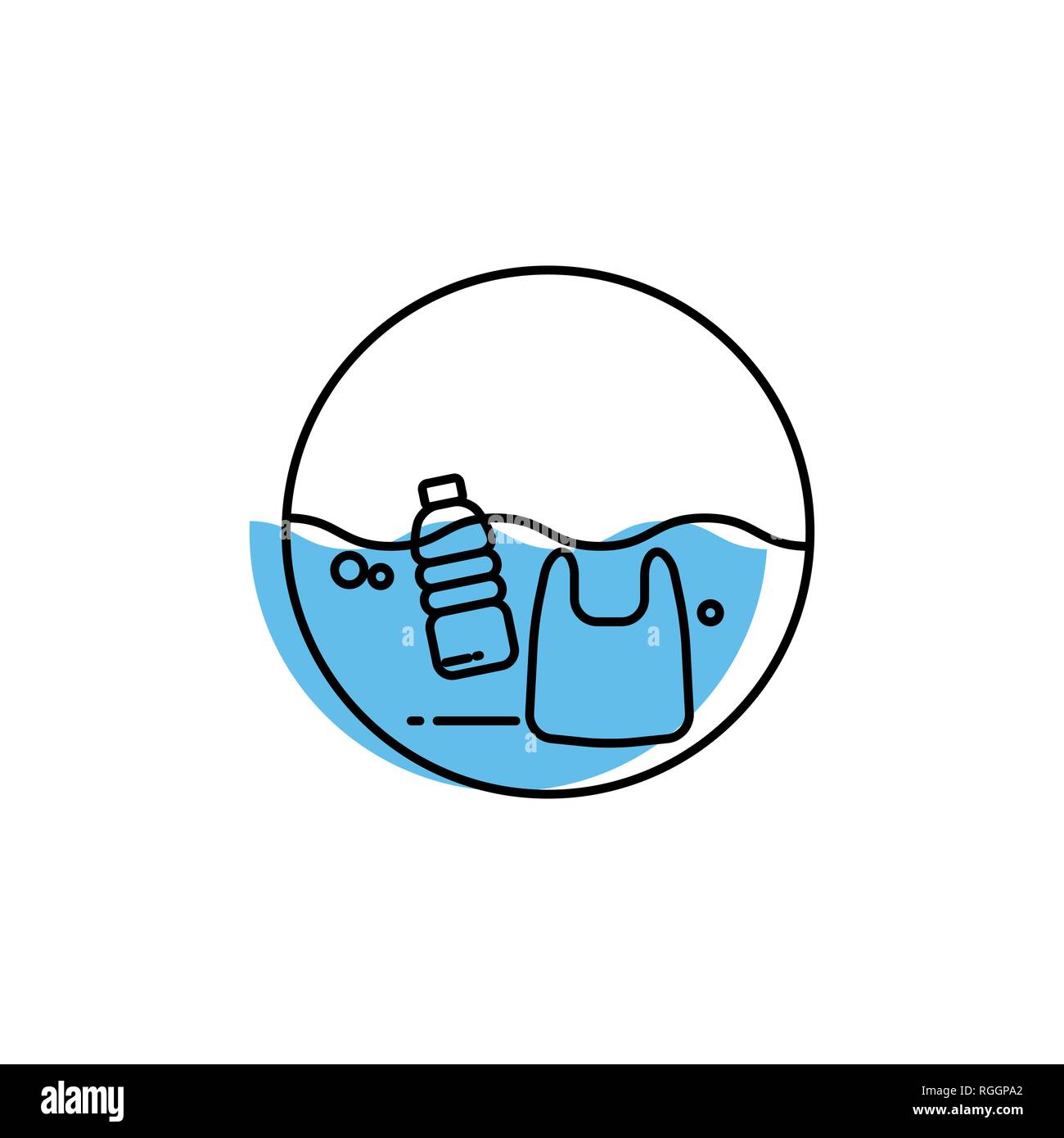 Ocean Pollution Logo