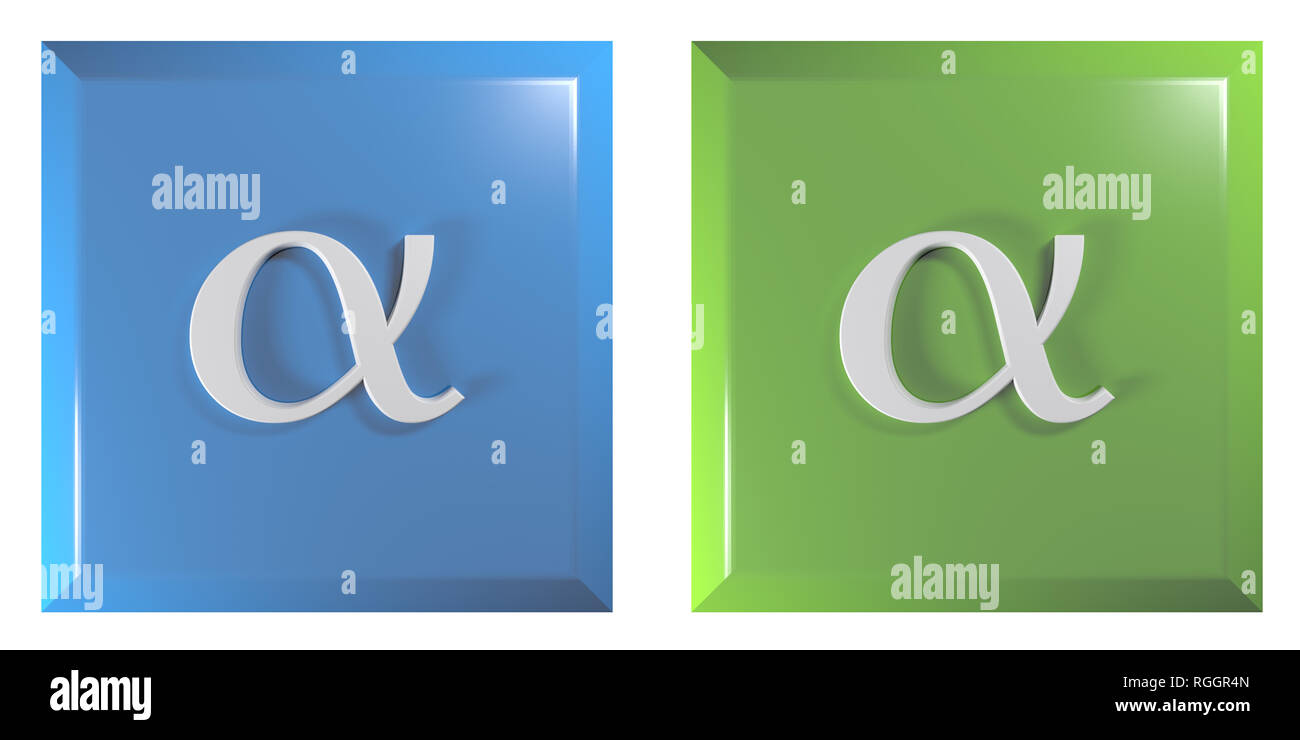 Alpha square hi-res stock photography and images - Alamy