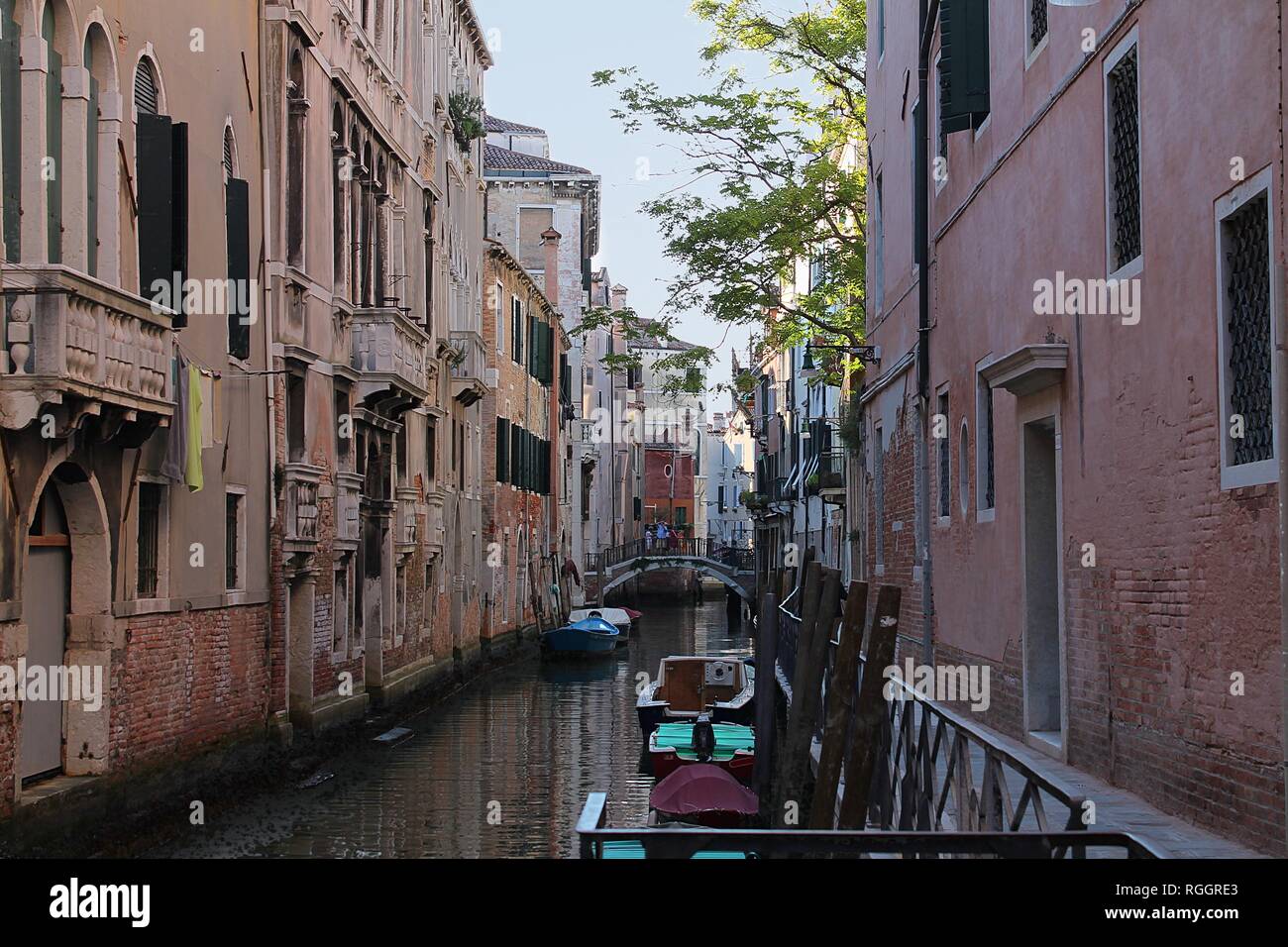 Beautiful tourism shots of venice in italy showing buildings canals and ...