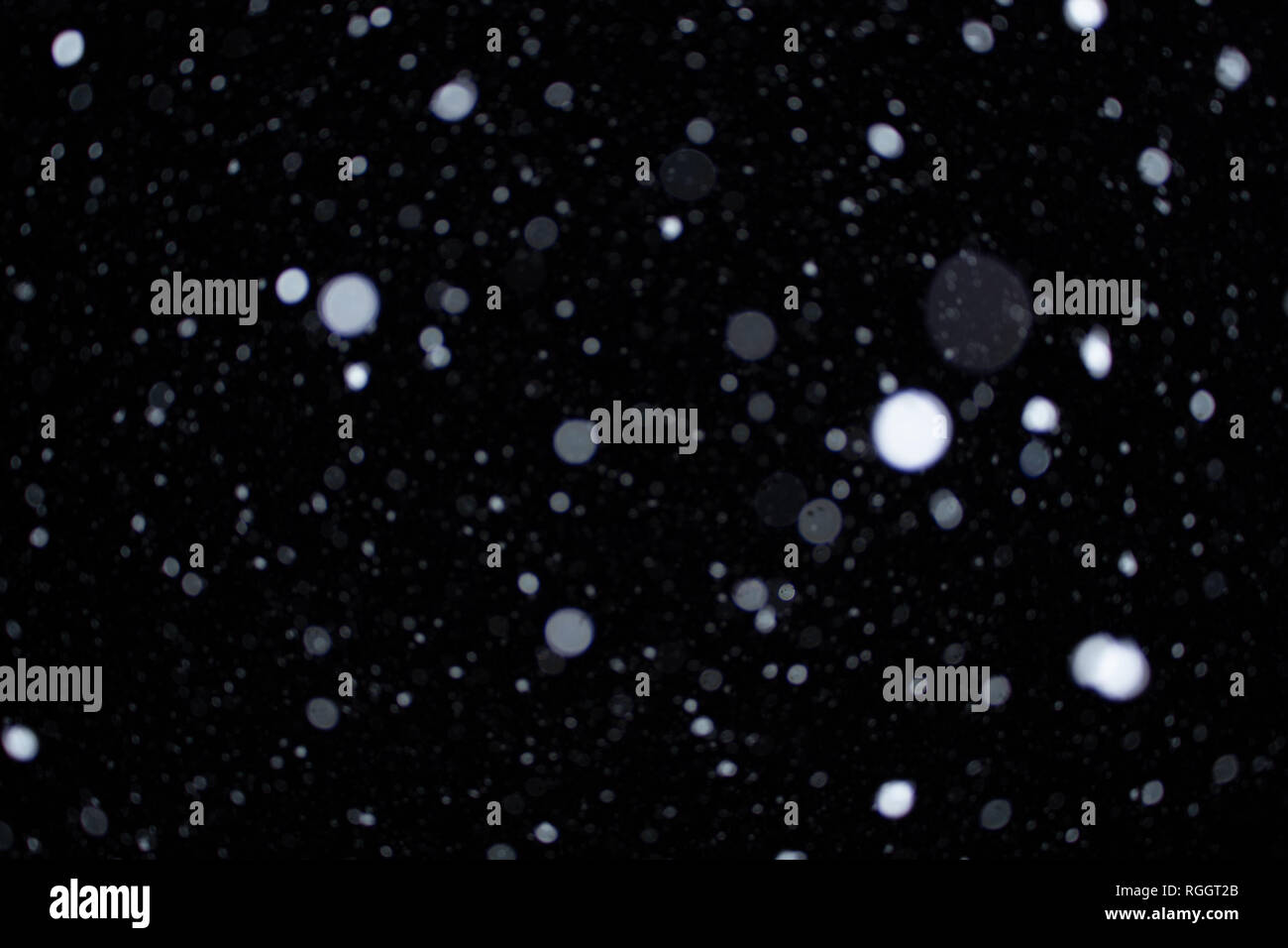 use snow bokeh for more depth in your winter-themed pictures Stock ...