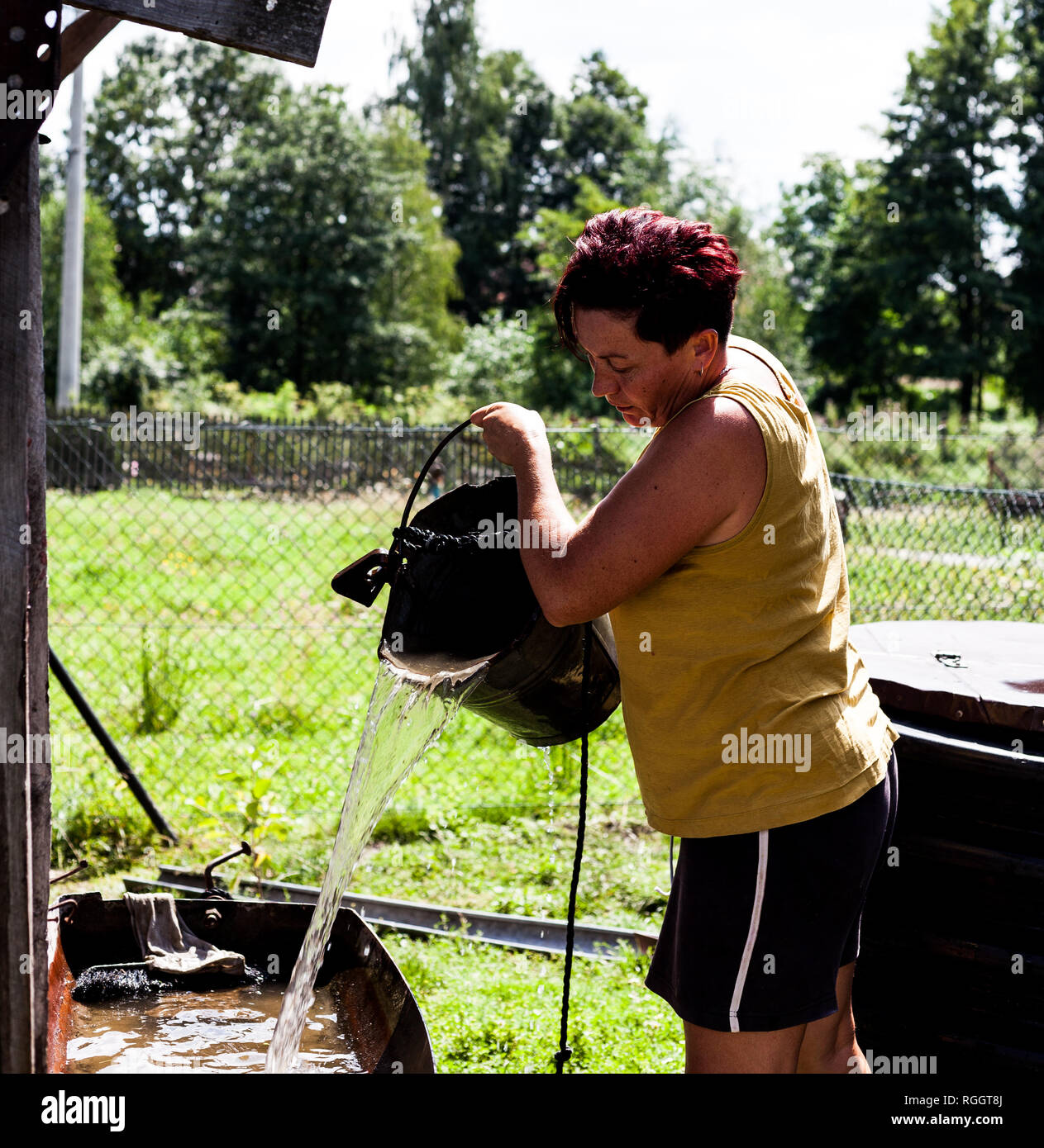 Natural water collecting basin hi-res stock photography and images - Alamy