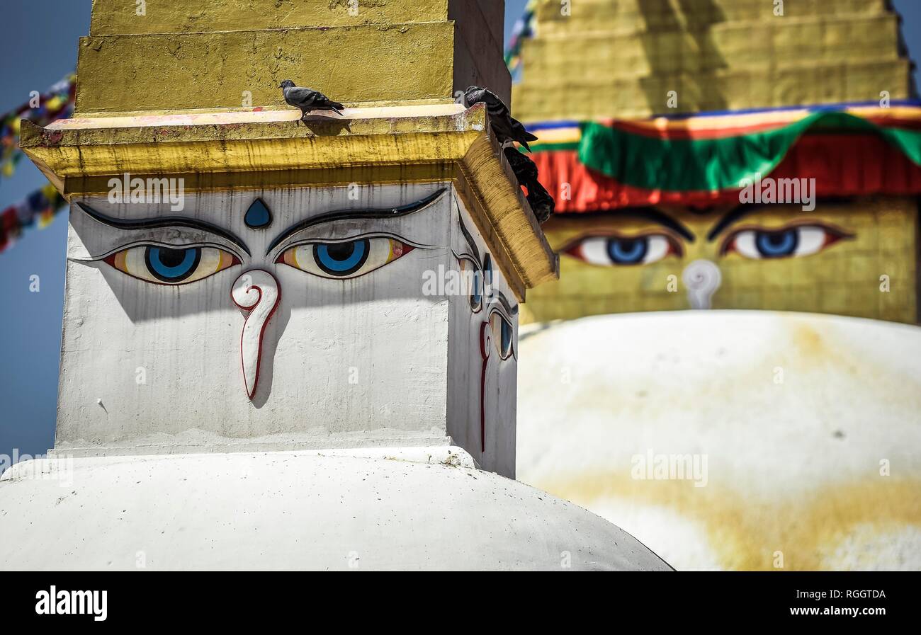 Eyes buddhas hi-res stock photography and images - Alamy