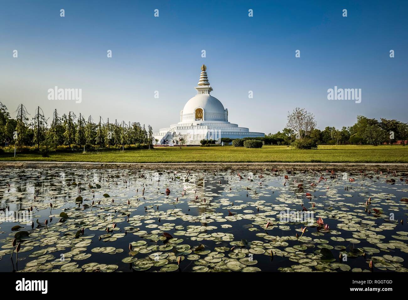 Japanese Peace Pagoda, one of the many international Buddhist temples ...