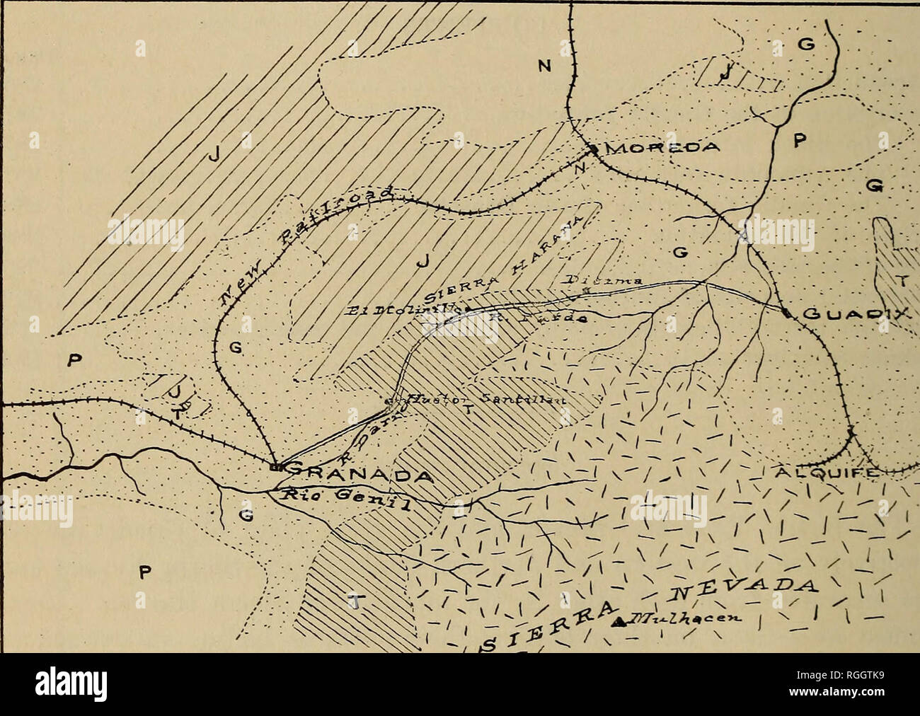 Map of guadix hi-res stock photography and images - Alamy