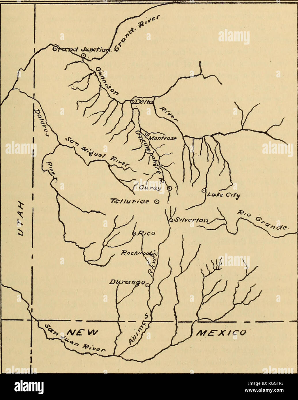Continental divide map hi-res stock photography and images - Alamy