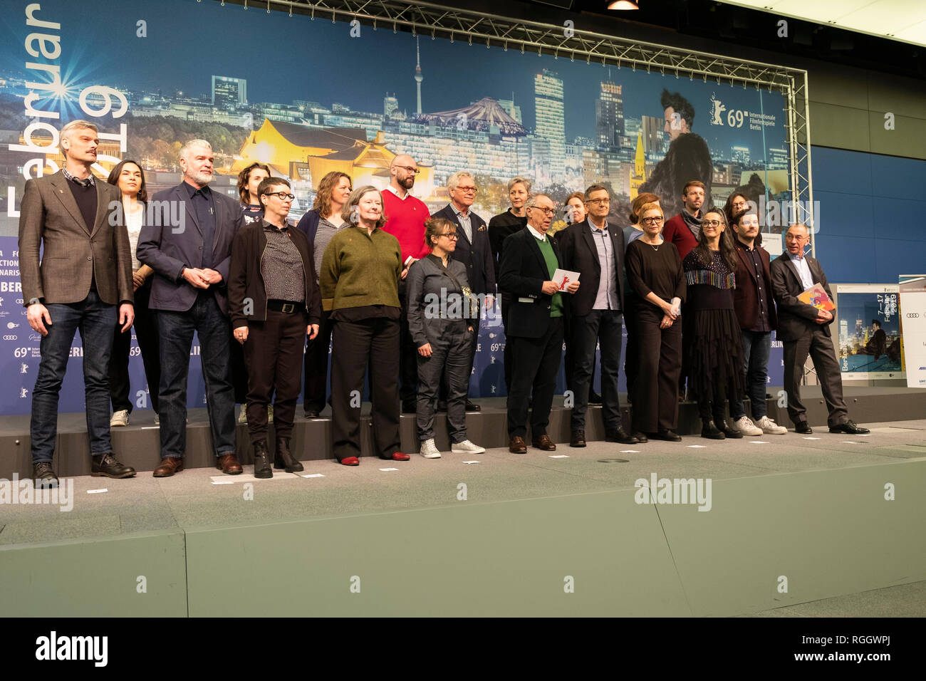 Berlin, Germany. 29th Jan, 2019. Press Conference before Berlinale 2019 ...