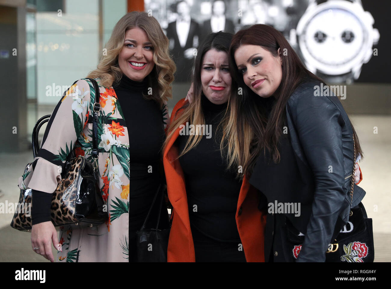 Laura Plummer (centre) with her sisters Lynda (left) and Rachel at ...