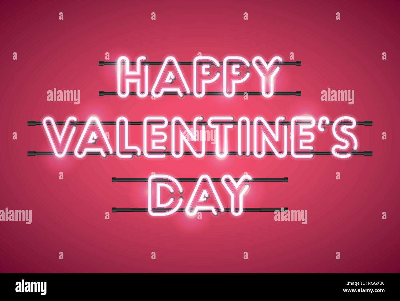 Valentine's Day Neon love sign Stock Vector Image & Art - Alamy