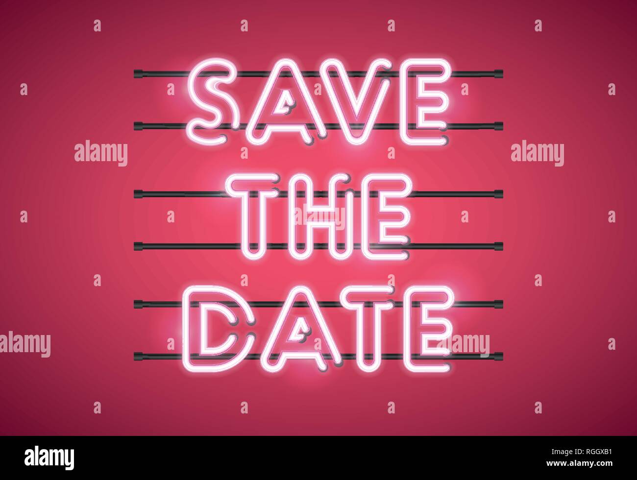 Valentine's Day Neon love sign Stock Vector Image & Art - Alamy