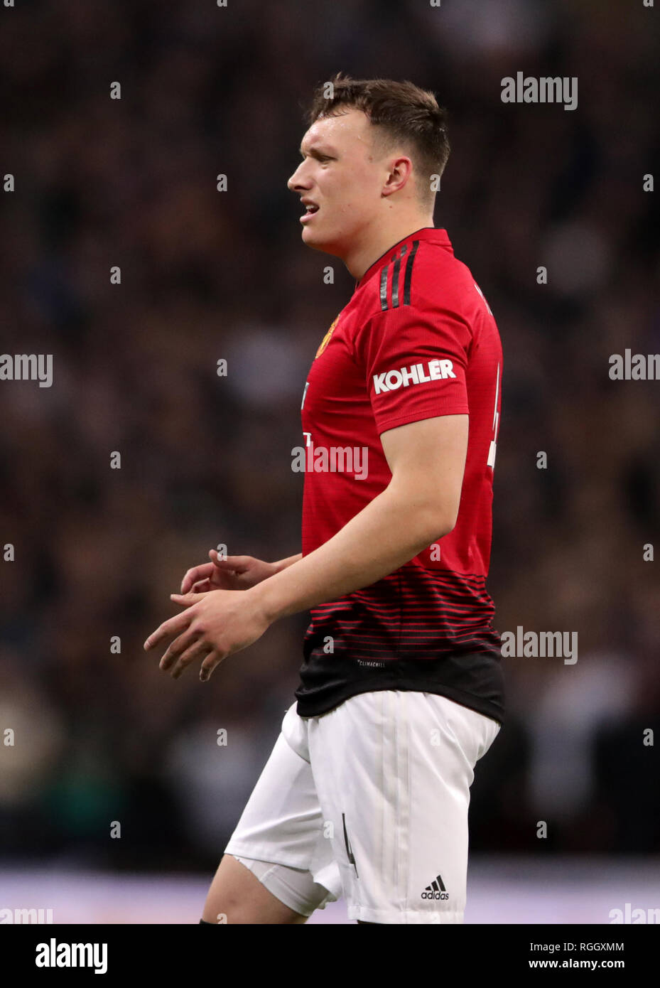 Manchester United's Phil Jones Stock Photo - Alamy