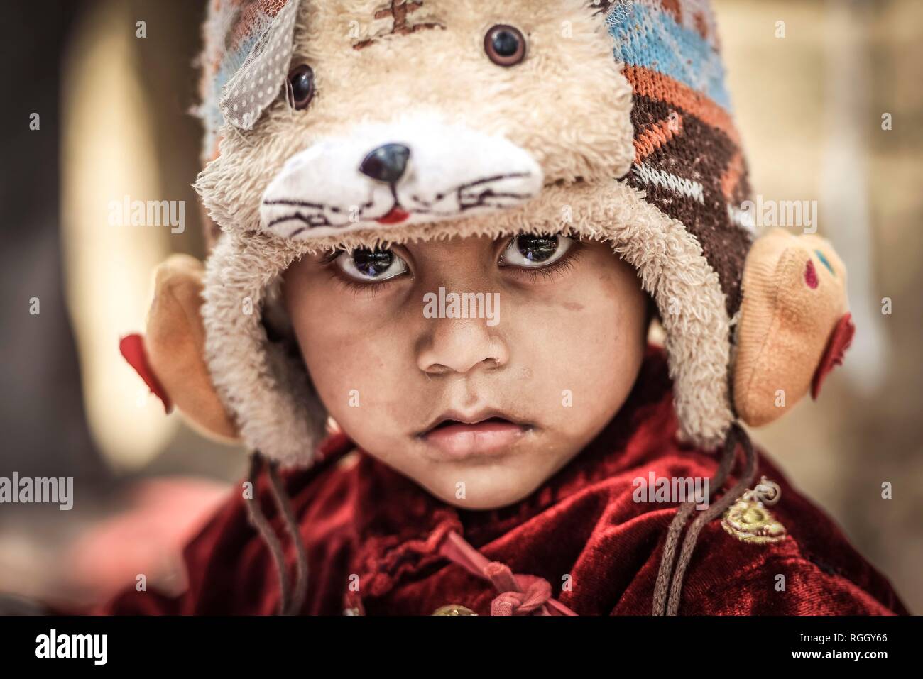 Nepalese cap hi-res stock photography and images - Alamy