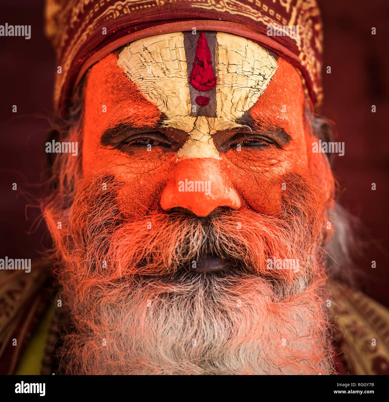 Sadhu, Ascetic, holy man, Pashupatinath, Kathmandu, Nepal Stock Photo ...