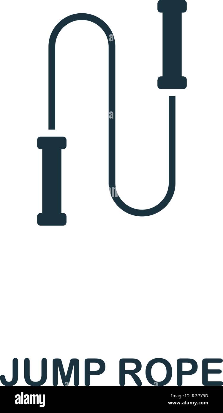 Jump Rope icon. Premium style design from fitness collection. Pixel ...