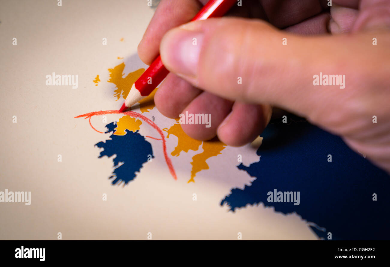 How to draw england map hi-res stock photography and images - Alamy