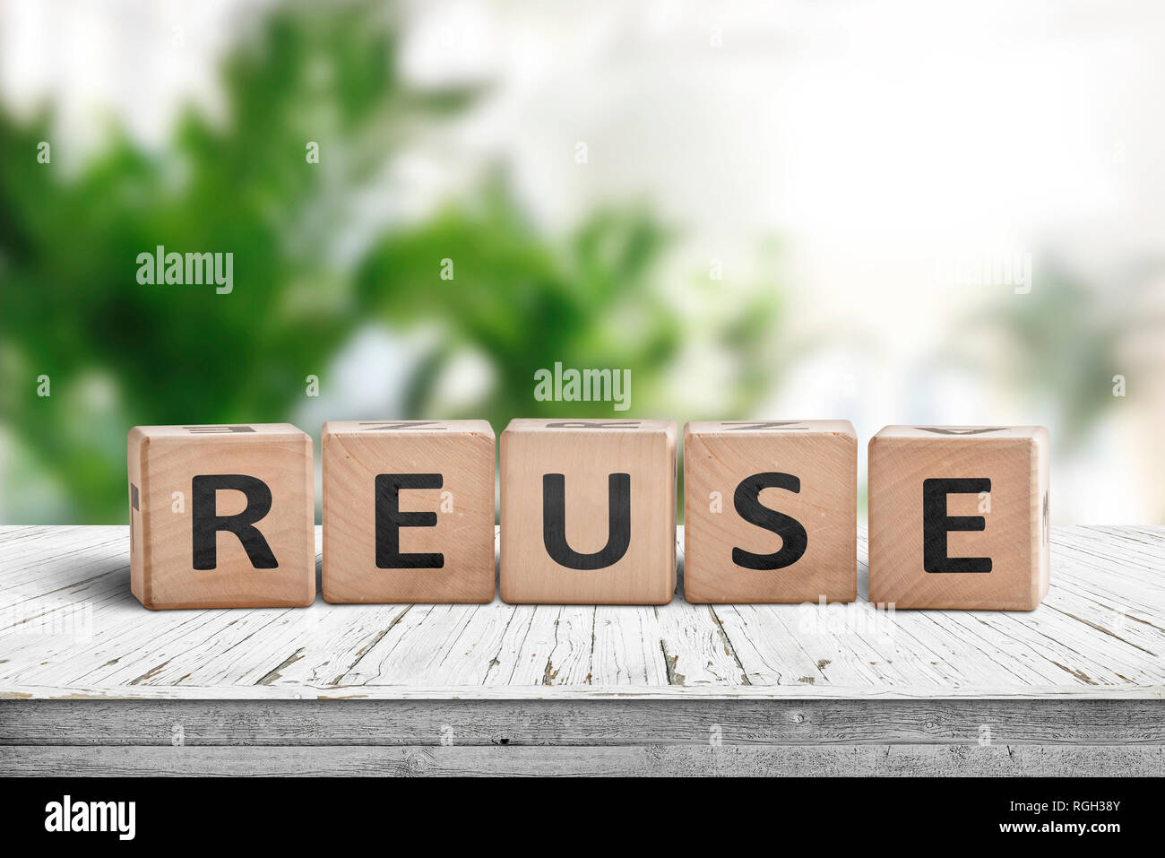 Reduce reuse recycle letter hi-res stock photography and images - Alamy