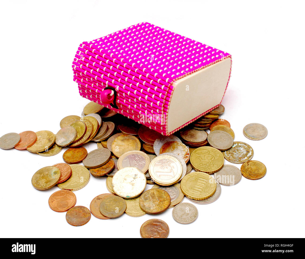 Gift box old engraving hi-res stock photography and images - Alamy