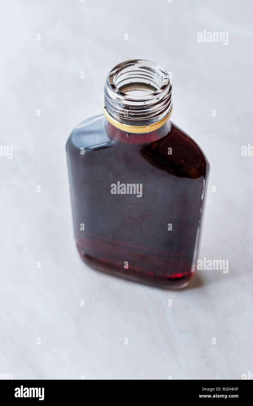 Traditional Balkan Alcoholic Brandy Cherry Rakija / Rakia. Beverage ...