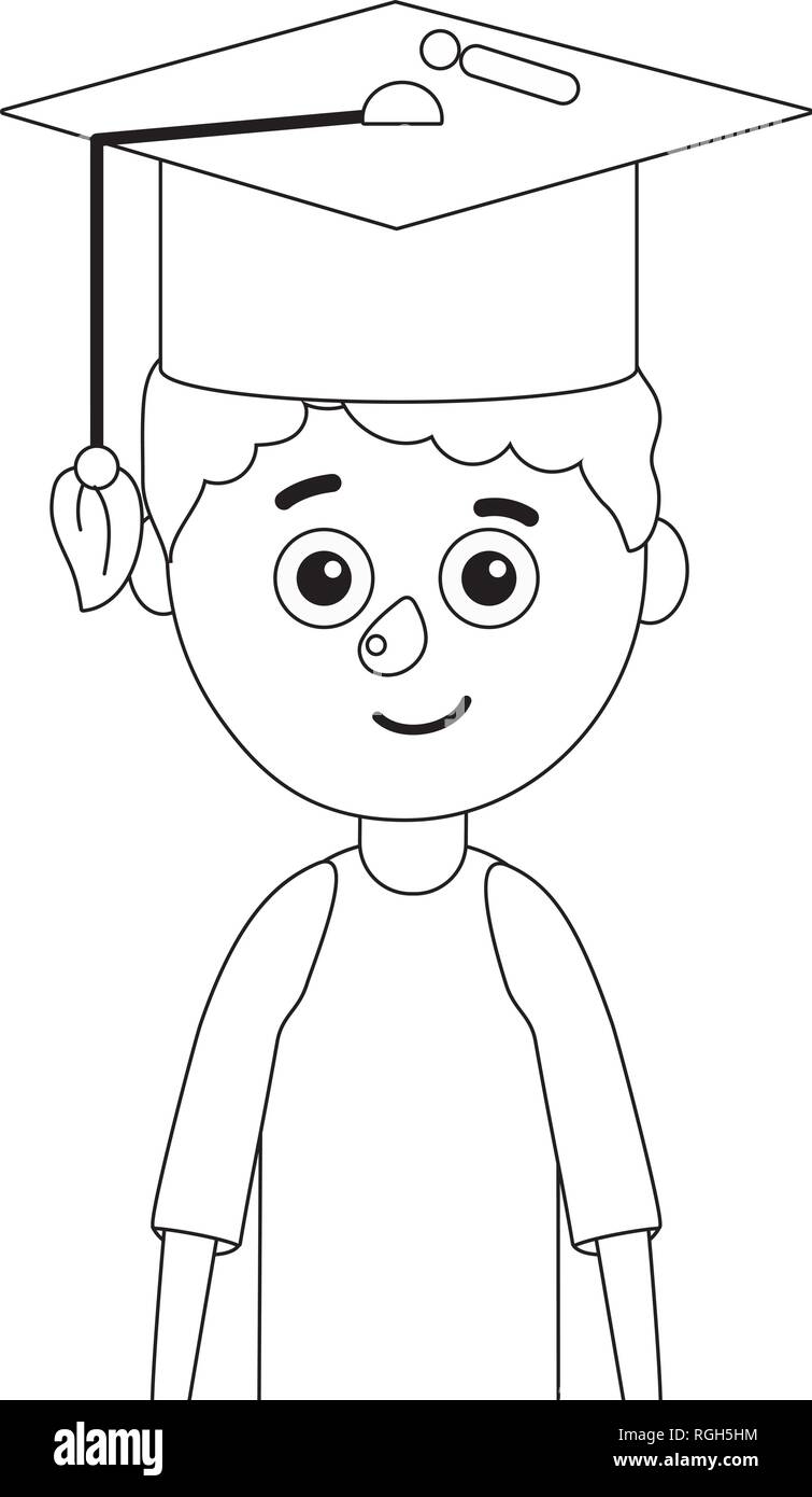 young boy graduation Stock Vector Image & Art - Alamy