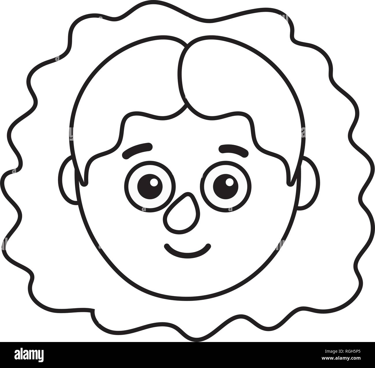 young head girl student Stock Vector Image & Art - Alamy