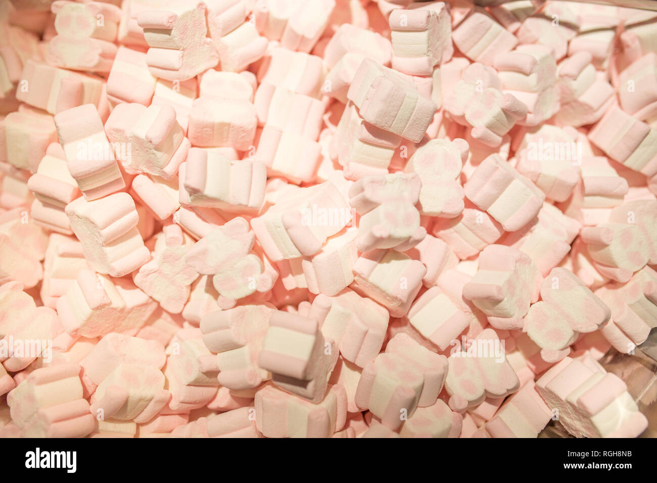 Marshmallows. Background or texture of mini marshmallows. Sweet food ...
