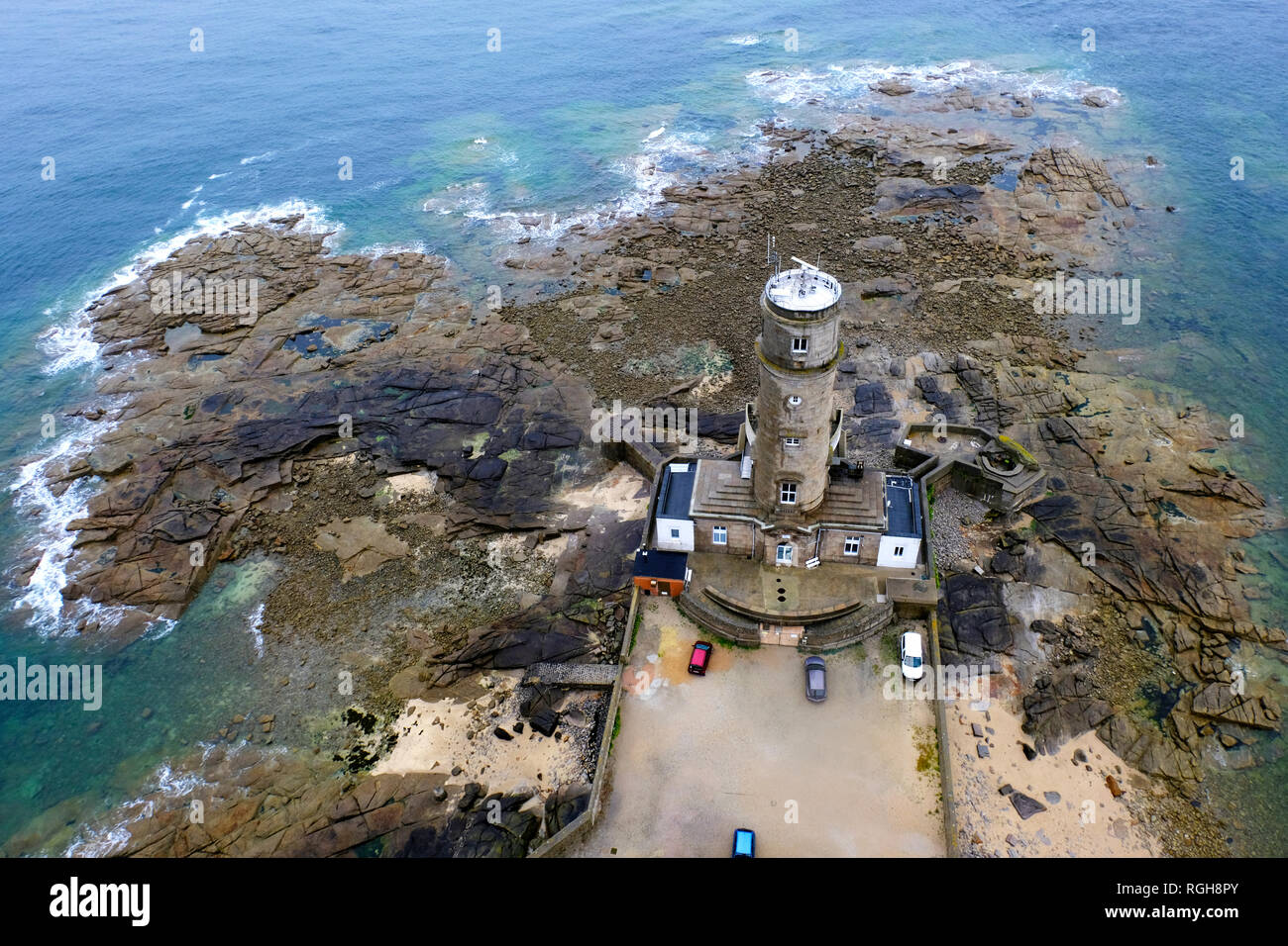 Radar system at lighthouse hi-res stock photography and images - Alamy