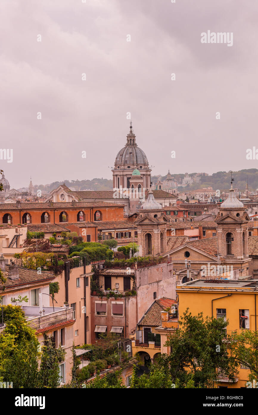 View over rome from pincio hi-res stock photography and images - Alamy