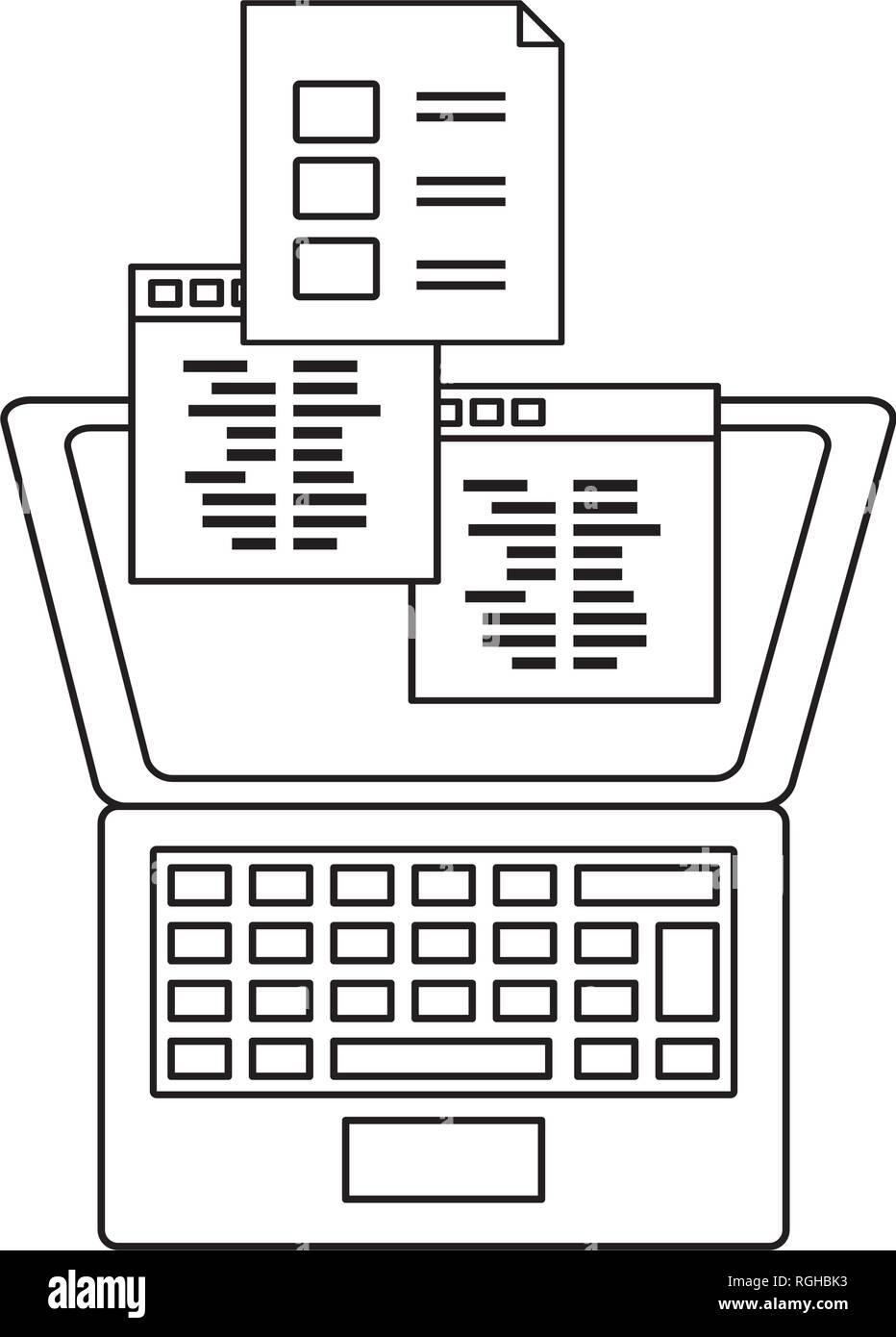 technology computing cartoon Stock Vector Image & Art - Alamy