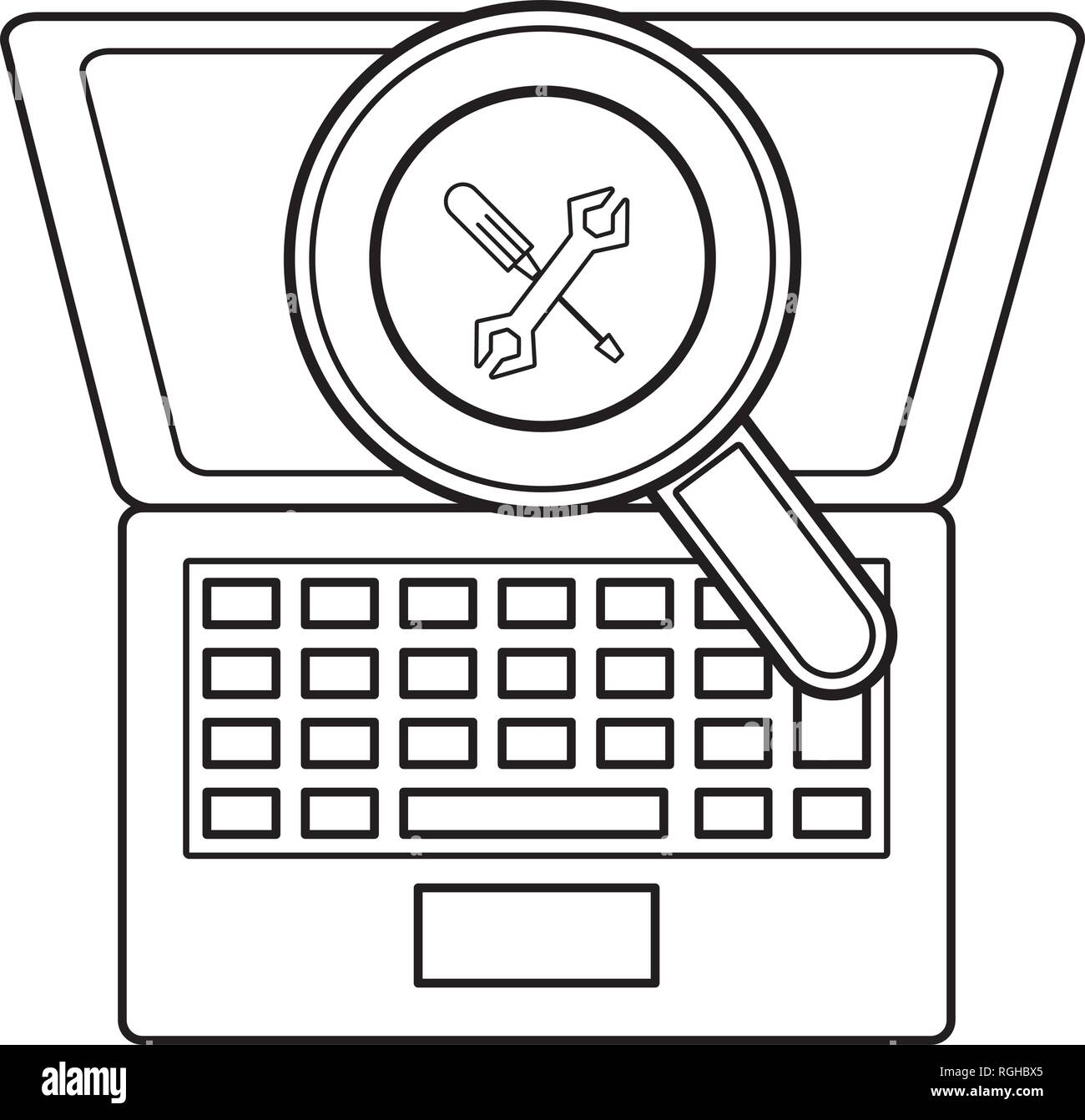 technology computing cartoon Stock Vector Image & Art - Alamy