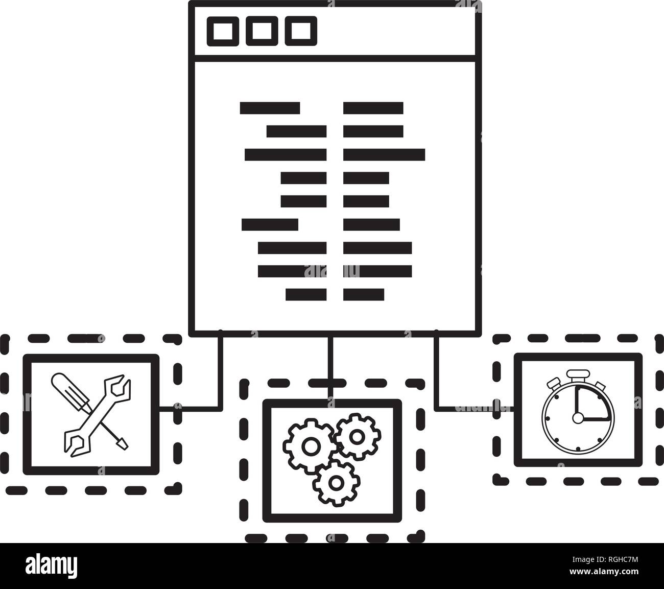 technology computing cartoon Stock Vector Image & Art - Alamy