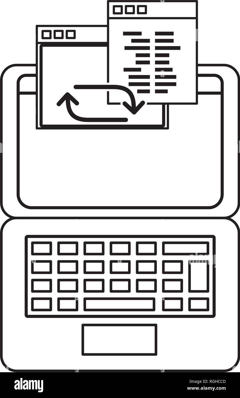 technology computing cartoon Stock Vector Image & Art - Alamy