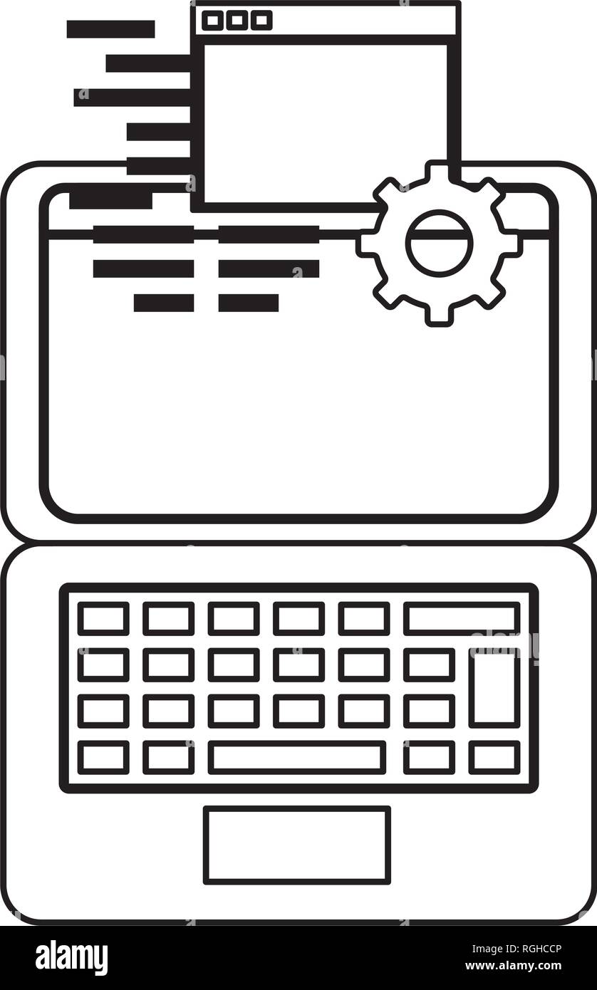 technology computing cartoon Stock Vector Image & Art - Alamy