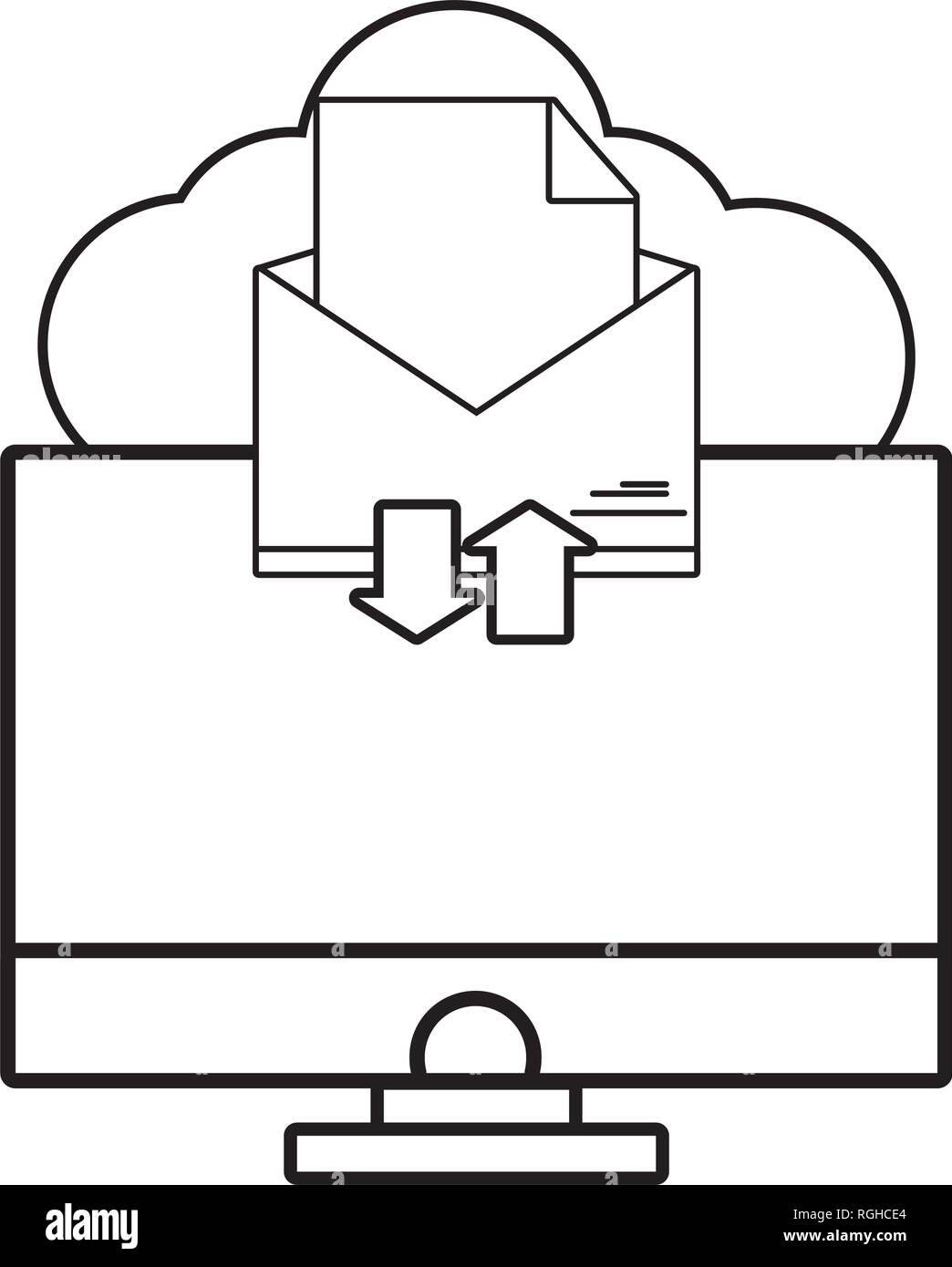 technology computing cartoon Stock Vector Image & Art - Alamy