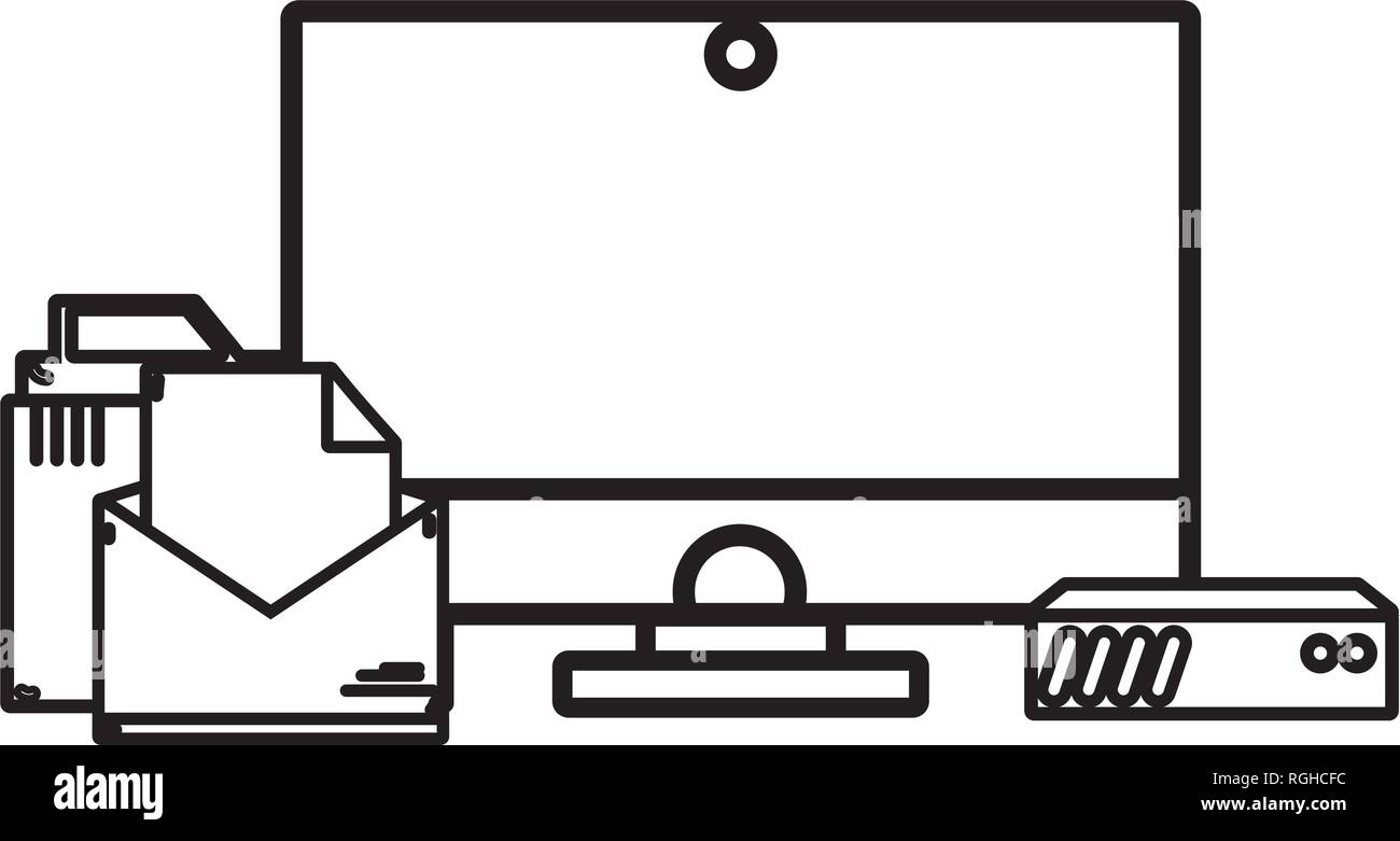 technology computing cartoon Stock Vector Image & Art - Alamy