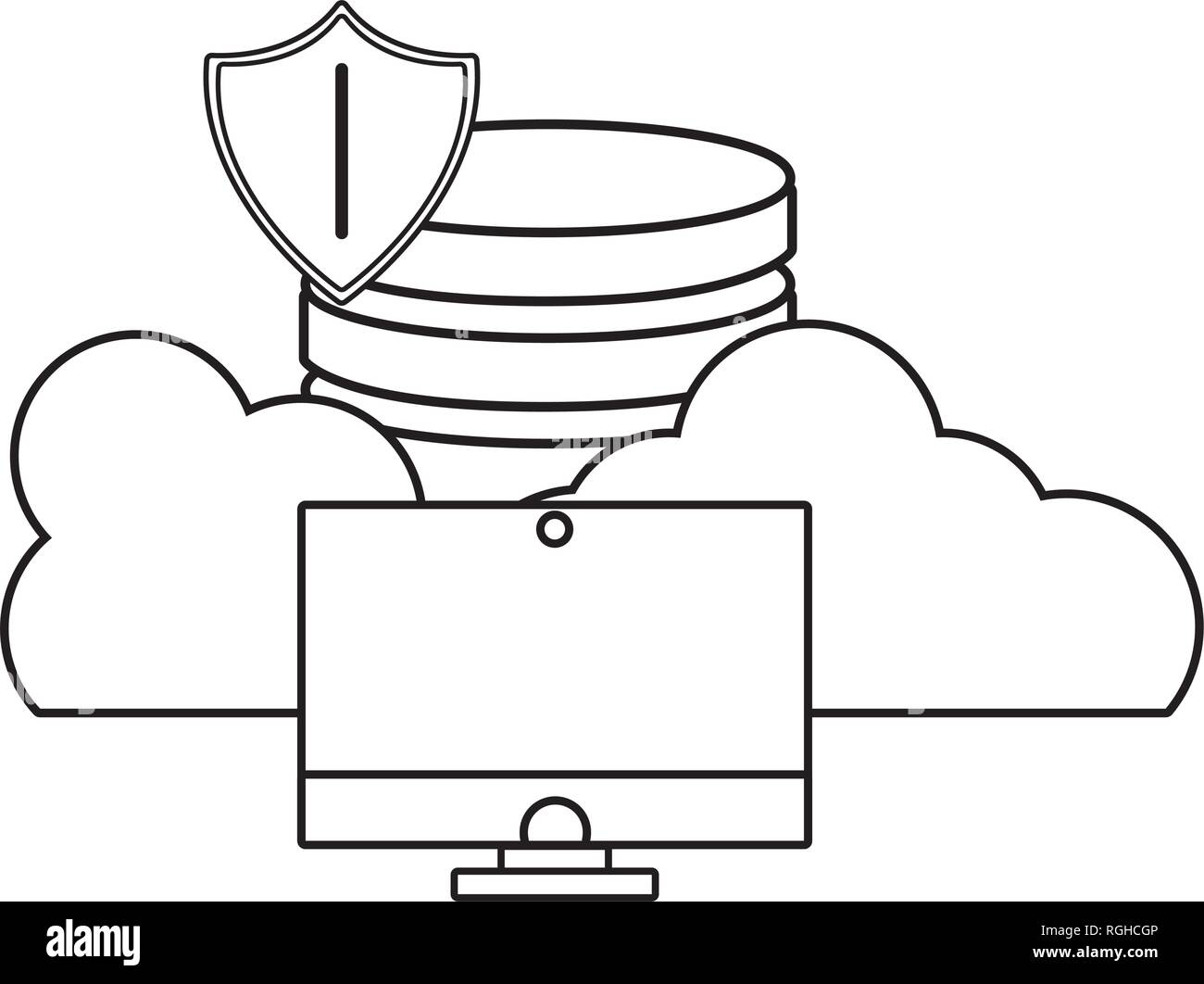 technology computing cartoon Stock Vector Image & Art - Alamy